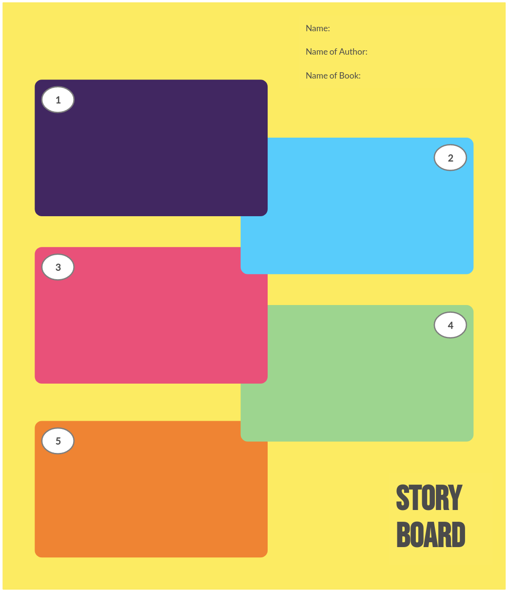 Storyboard Template 1 | Creately