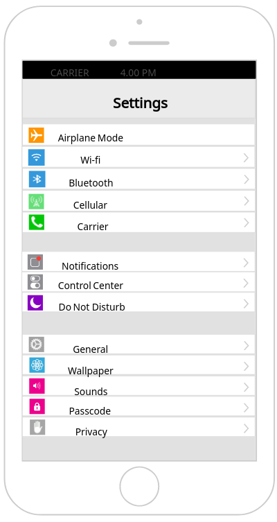iPhone Lock Screen Mockup | Creately